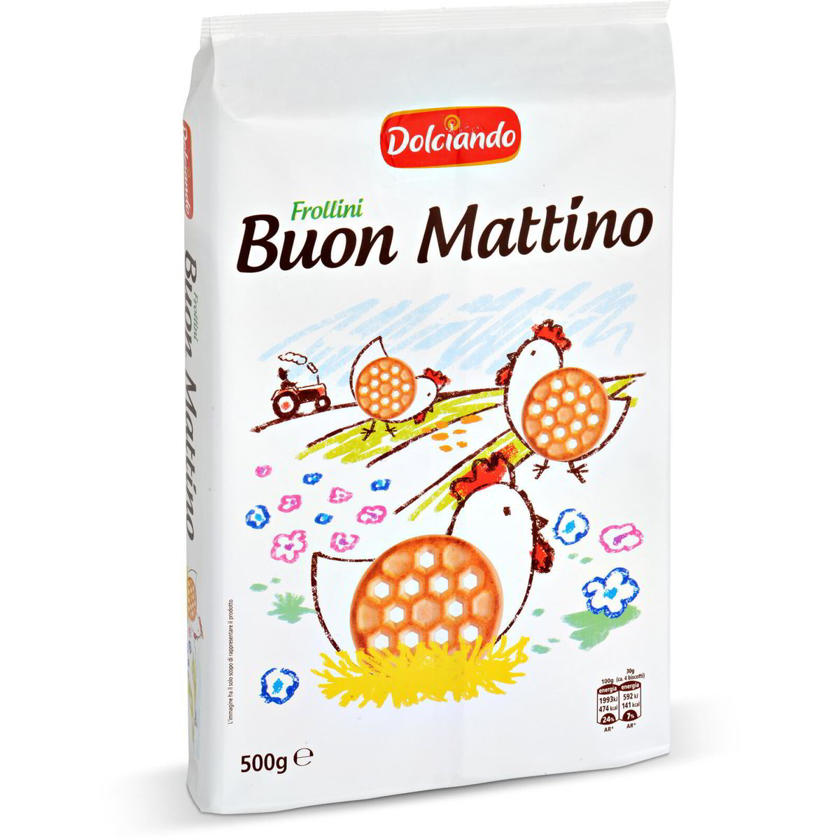 Biscotti frollini buon mattino DOLCIANDO 500g (6 x 83,3g) in dettaglio ...