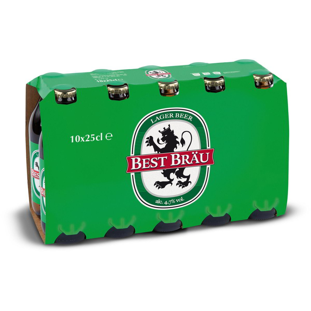 Birra Best Bräu Lager 10 pezzi BEST BRAU 2.500ml (10 x 0,25) in ...