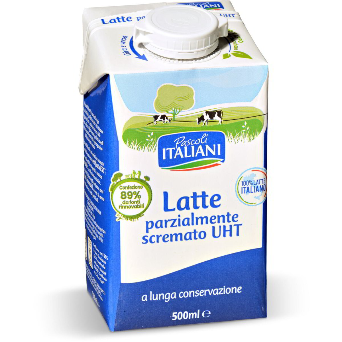Latte parzialmente scremato UHT a lunga conservazione PASCOLI ITALIANI ...