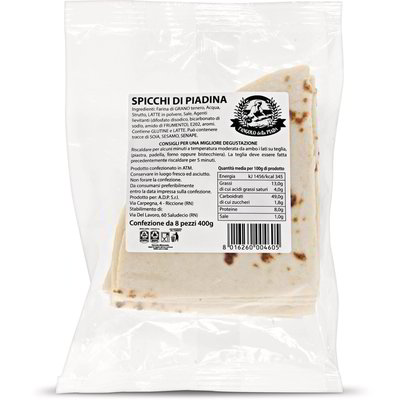 Piadina a spicchi 400g (8 x 50g) in dettaglio | Eurospin Spesa Online
