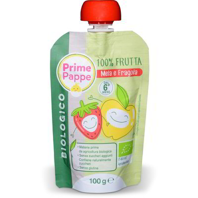 Purea mela e fragola biologica PRIME PAPPE 100g in dettaglio | Eurospin ...