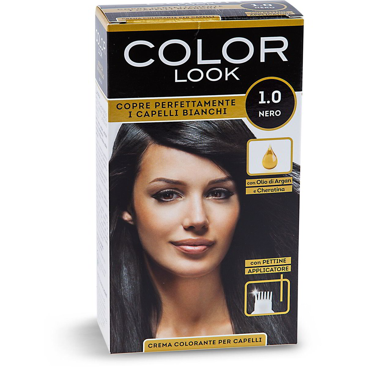 Crema colorante per capelli 1.0 Nero COLOR LOOK in dettaglio | Eurospin ...