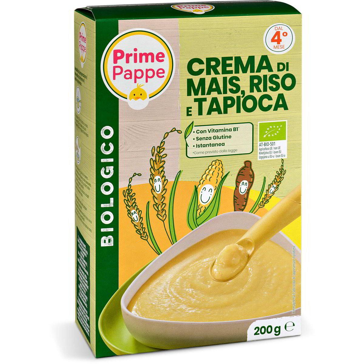 Crema di riso, mais e tapioca Bio PRIME PAPPE 200g in dettaglio ...