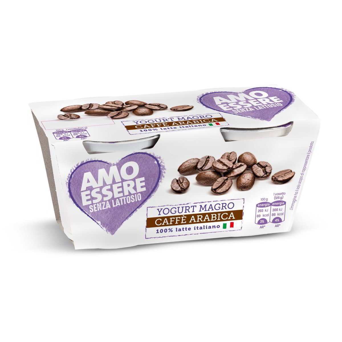 Yogurt magro caffè arabica senza lattosio AMO ESSERE SENZA LATTOSIO ...