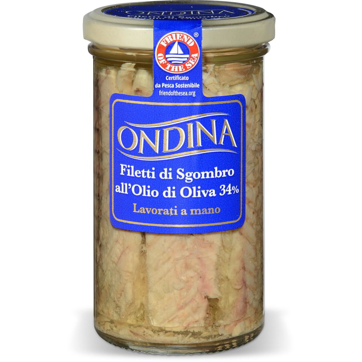 Filetti di sgombro all'olio di oliva 34% ONDINA 250g in dettaglio ...