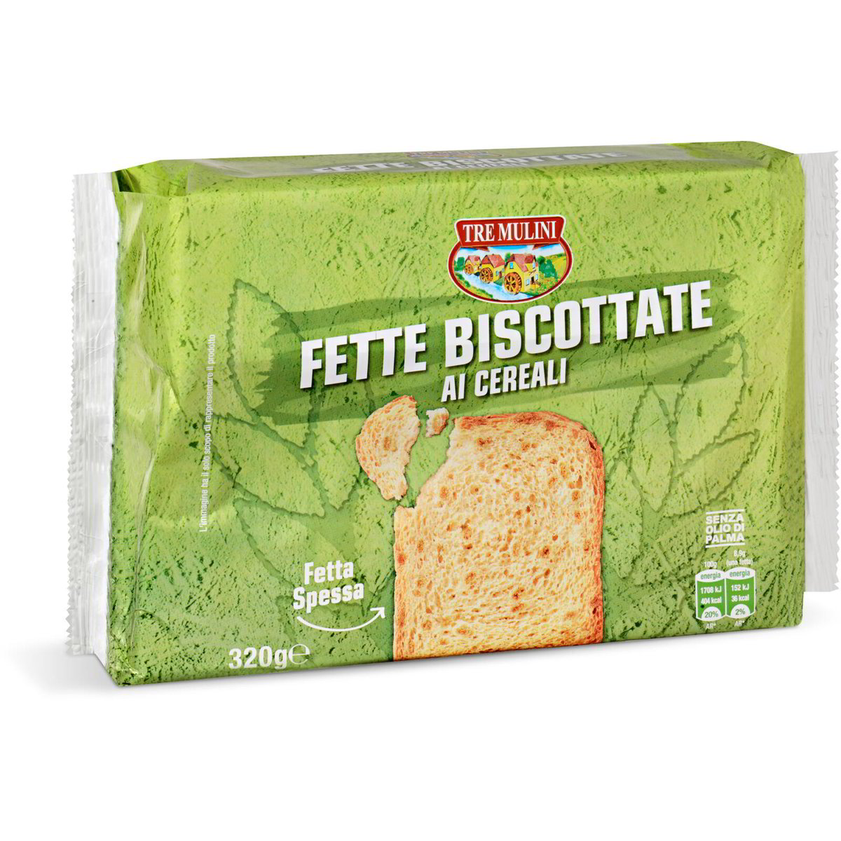 Fette biscottate ai cereali TRE MULINI 320g in dettaglio | Eurospin ...