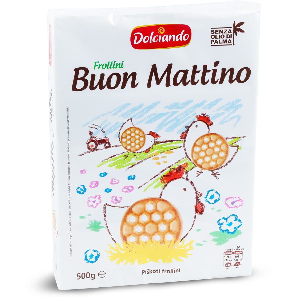 Biscotti frollini buon mattino DOLCIANDO 500g in dettaglio | Eurospin ...